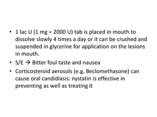 Anti-fungal drugs | PPTX