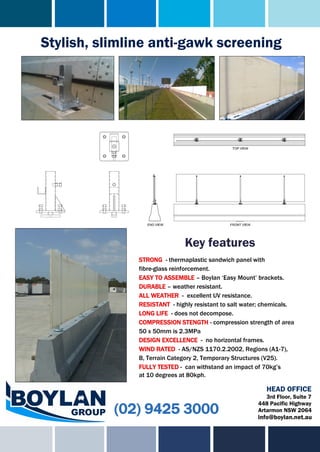 BG800 Anti Gawk | PDF