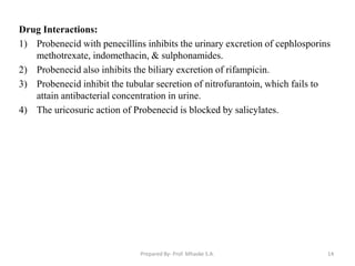 Anti-Gout Drugs | PPTX