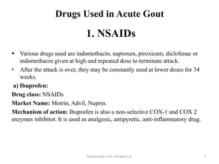 Anti-Gout Drugs | PPTX