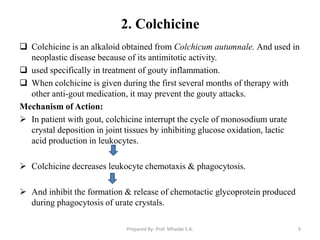 Anti-Gout Drugs | PPTX