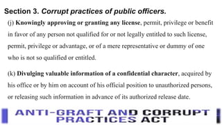 ANTI-GRAFT-AND-CORRUPTION-PRACTICES.pptx | Debated Sensitive Social Issues | Sensitive Topics