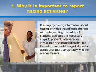 Anti hazing 4.2-lesson 1 | PPT