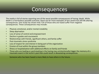 Anti hazing education plan | PPTX | Undergraduate Education | College ...