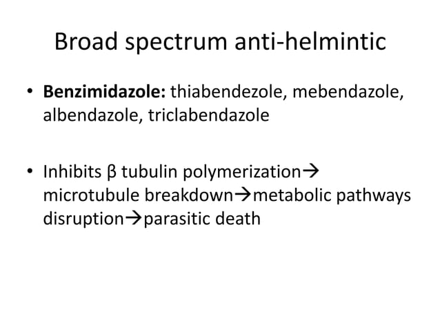 Anti helminthic drugs | PPTX