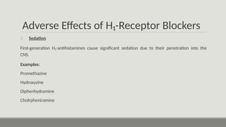 Anti-Histamine Receptor Presentation PPTX | PPTX