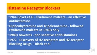 Antihistamines. Dr.Ashok Kumar Batham | PPT