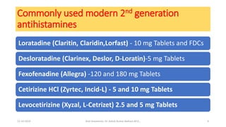 Antihistamines. Dr.Ashok Kumar Batham | PPT
