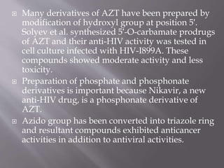 Anti-HIV Agents- Advance Medicinal Chemistry-1.pptx