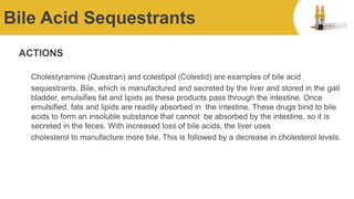 Anti hyperlipidemic-drugs-presentation | PPTX