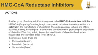 Anti hyperlipidemic-drugs-presentation | PPTX