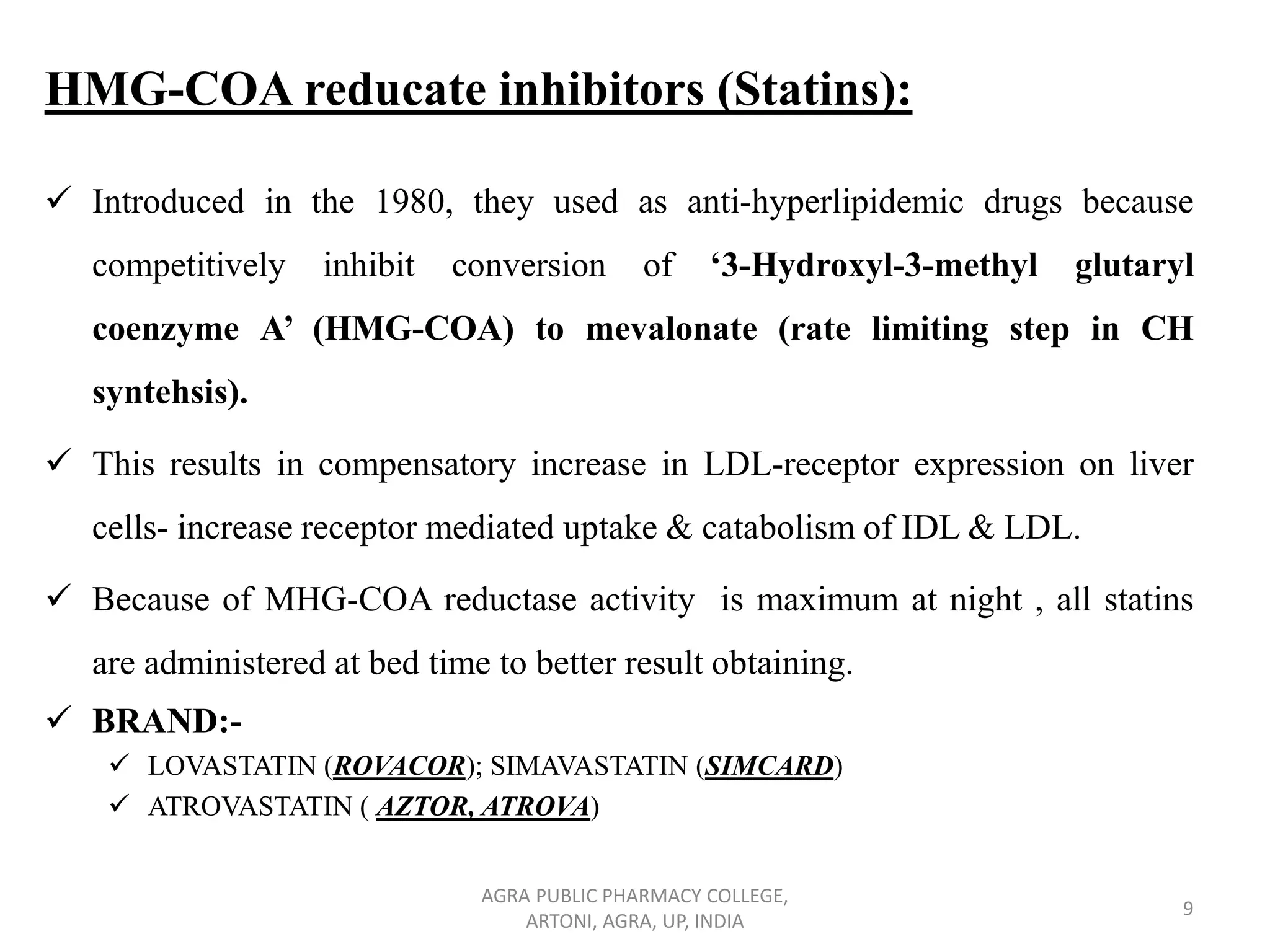 Anti hyperlipidemic drugs | PDF