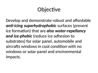 Anti-icing superhydrophobic coating.pptx