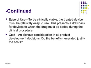 Anti-Infective Coatingsfor biomedical implants | PPT