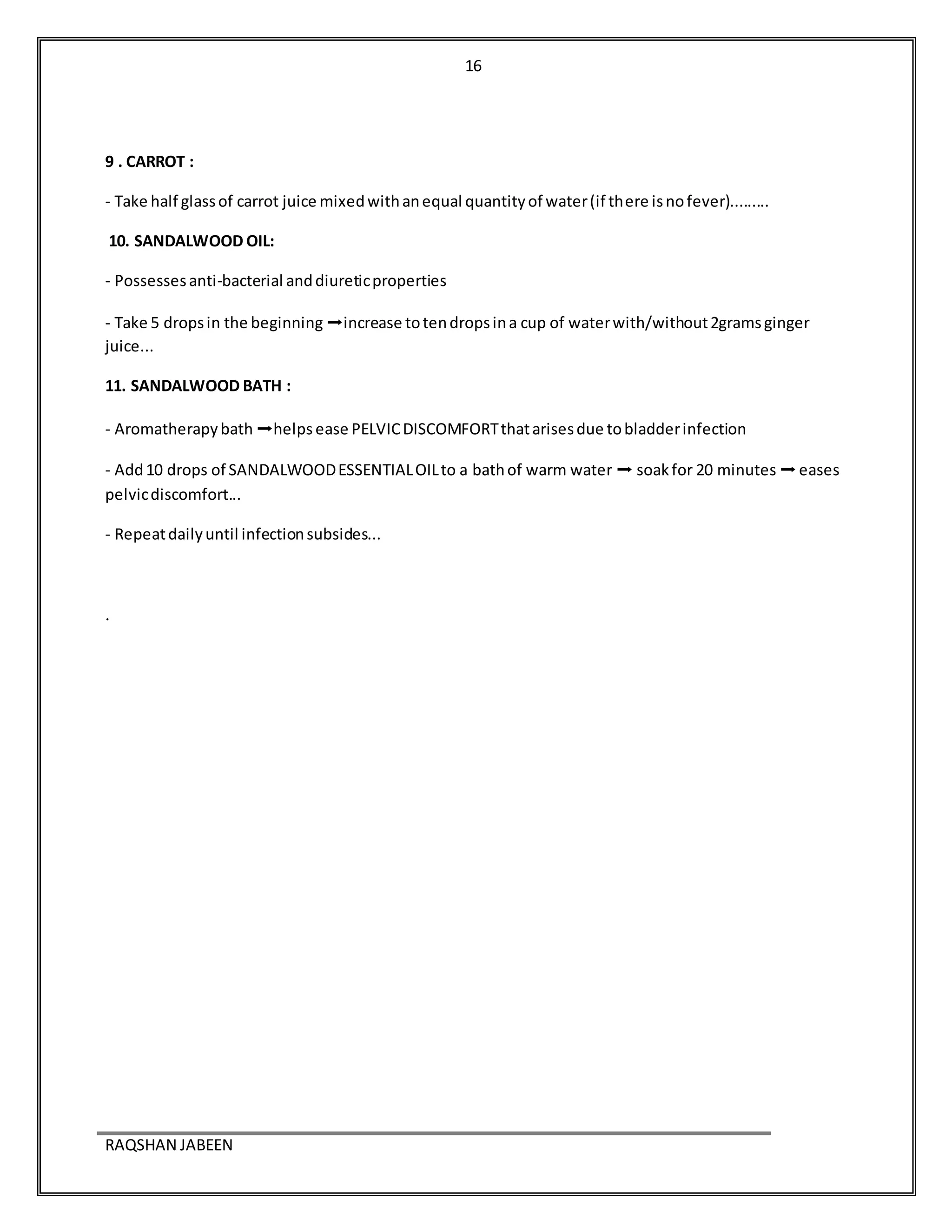 URINARY TRACK INFECTION - DOC | PDF