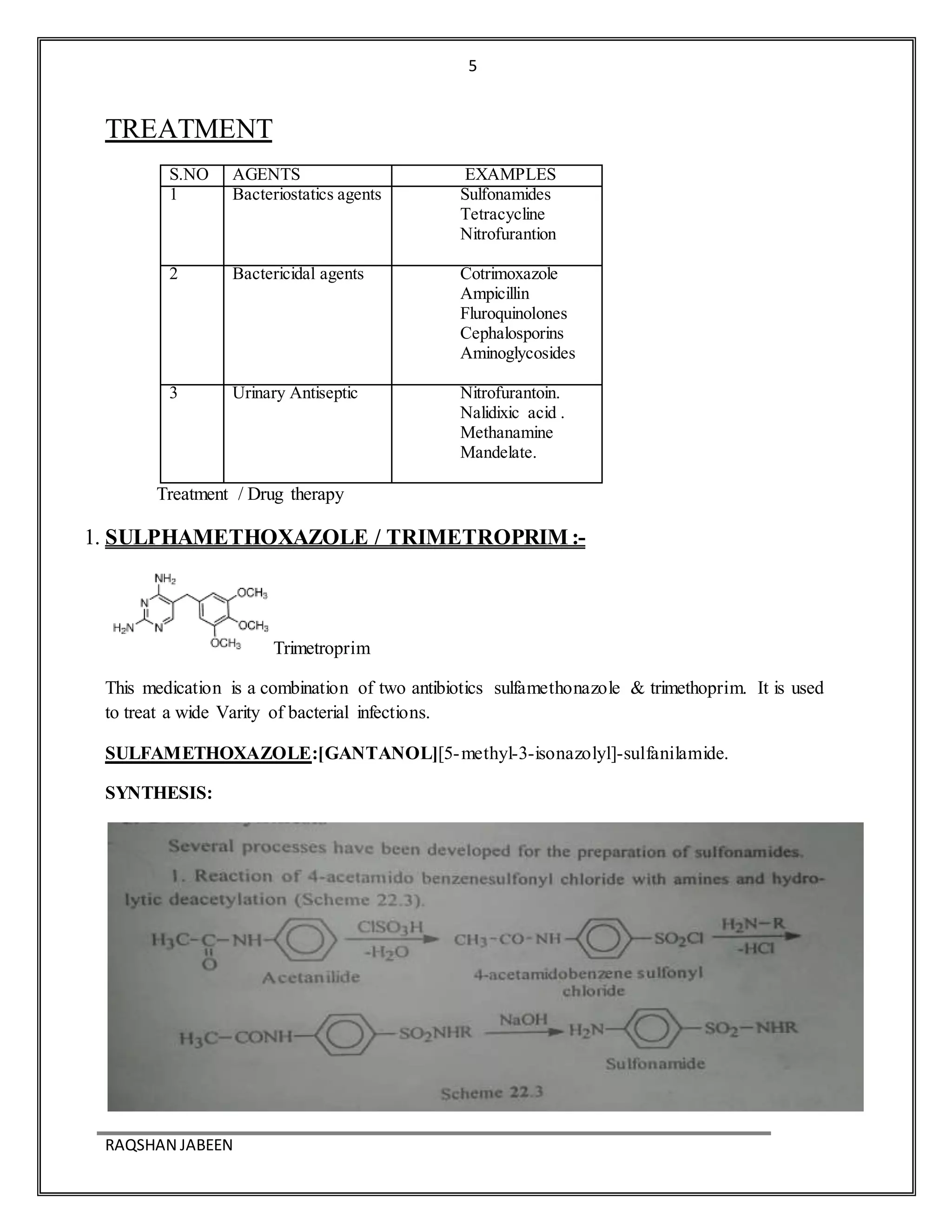 URINARY TRACK INFECTION - DOC | PDF