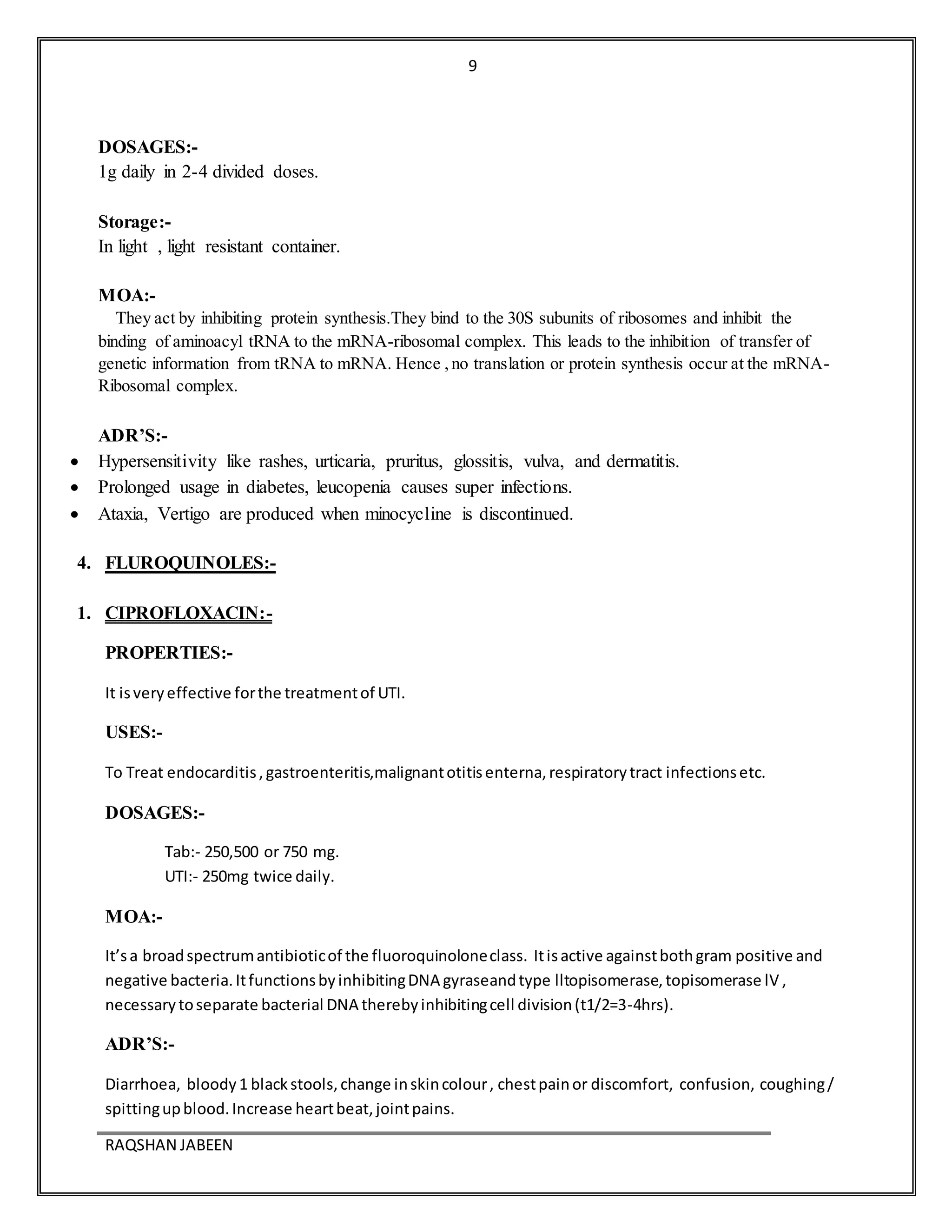 URINARY TRACK INFECTION - DOC | PDF