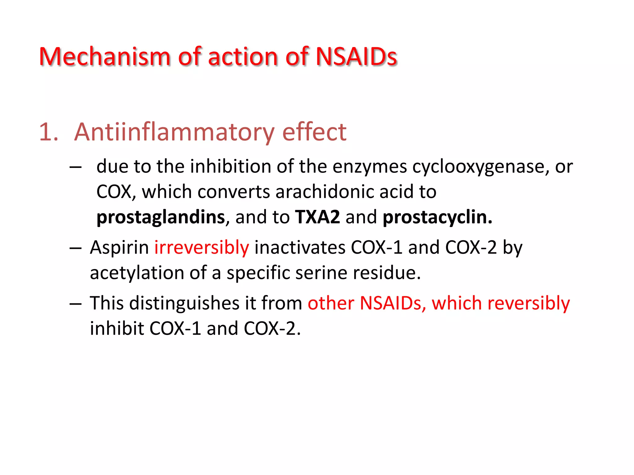 Anti inflammatory drugs | PPTX