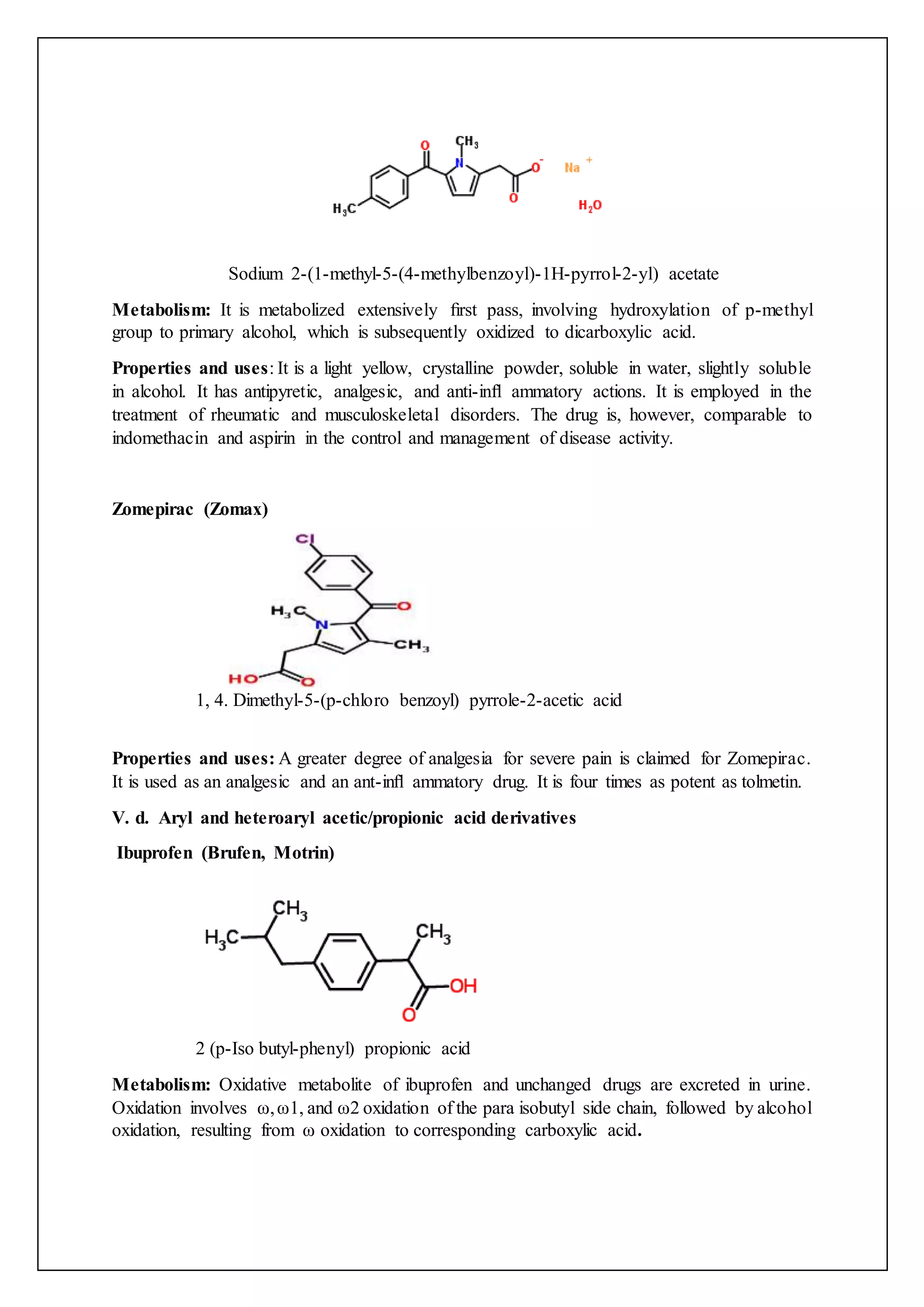 Anti inflammatory drugs | DOCX