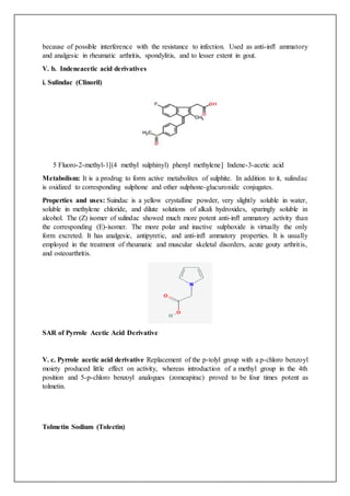Anti inflammatory drugs | DOCX