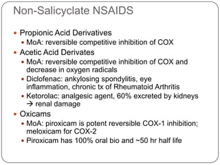 Anti inflammatory drugs flashcards | PPTX
