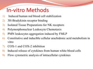 screening methods for Antinflammatory drugs slide share | PPTX