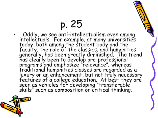 Anti intellectualism 2 | PPT