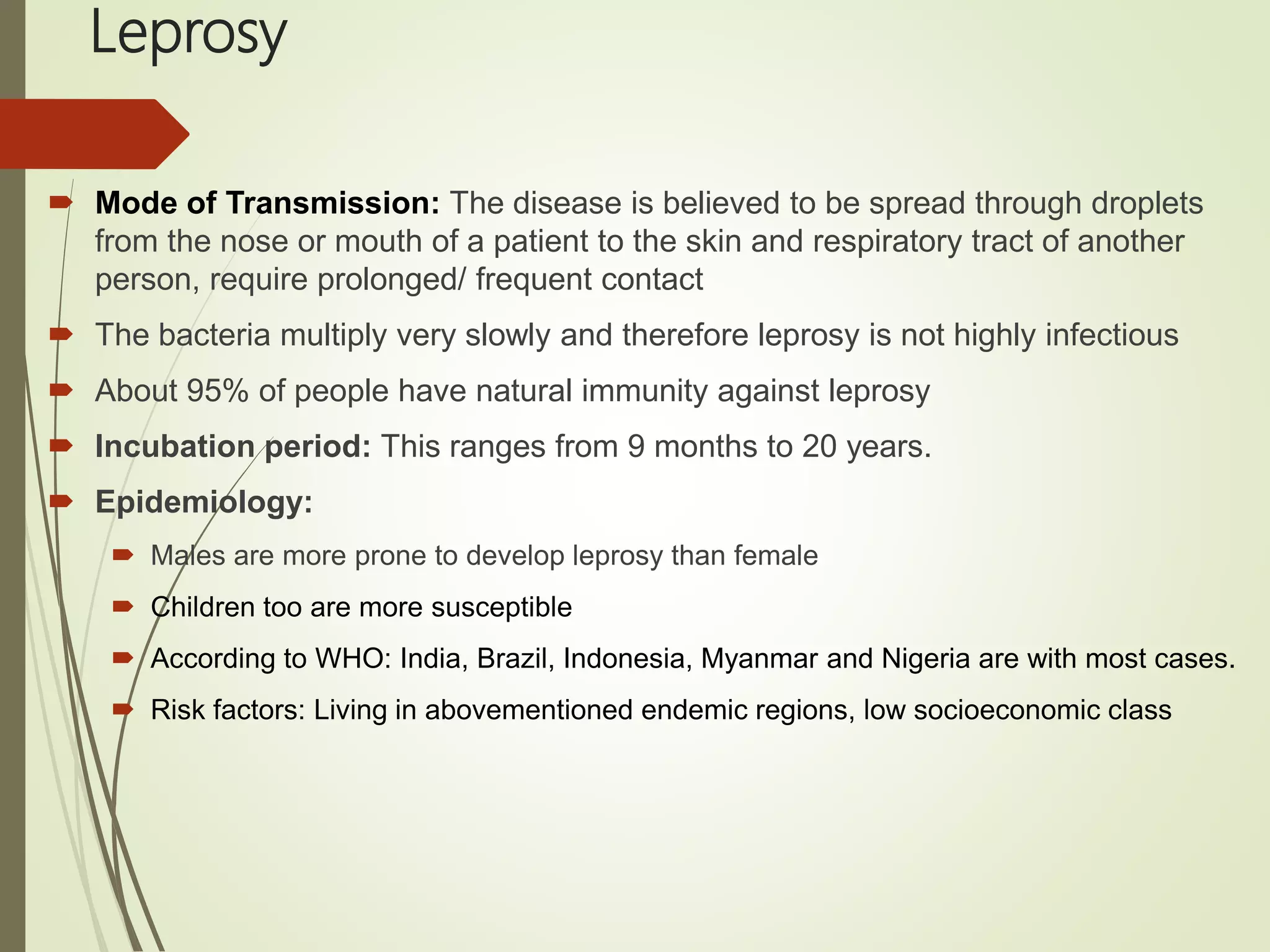 Leprosy & Anti-Leprotic Drugs | PPT