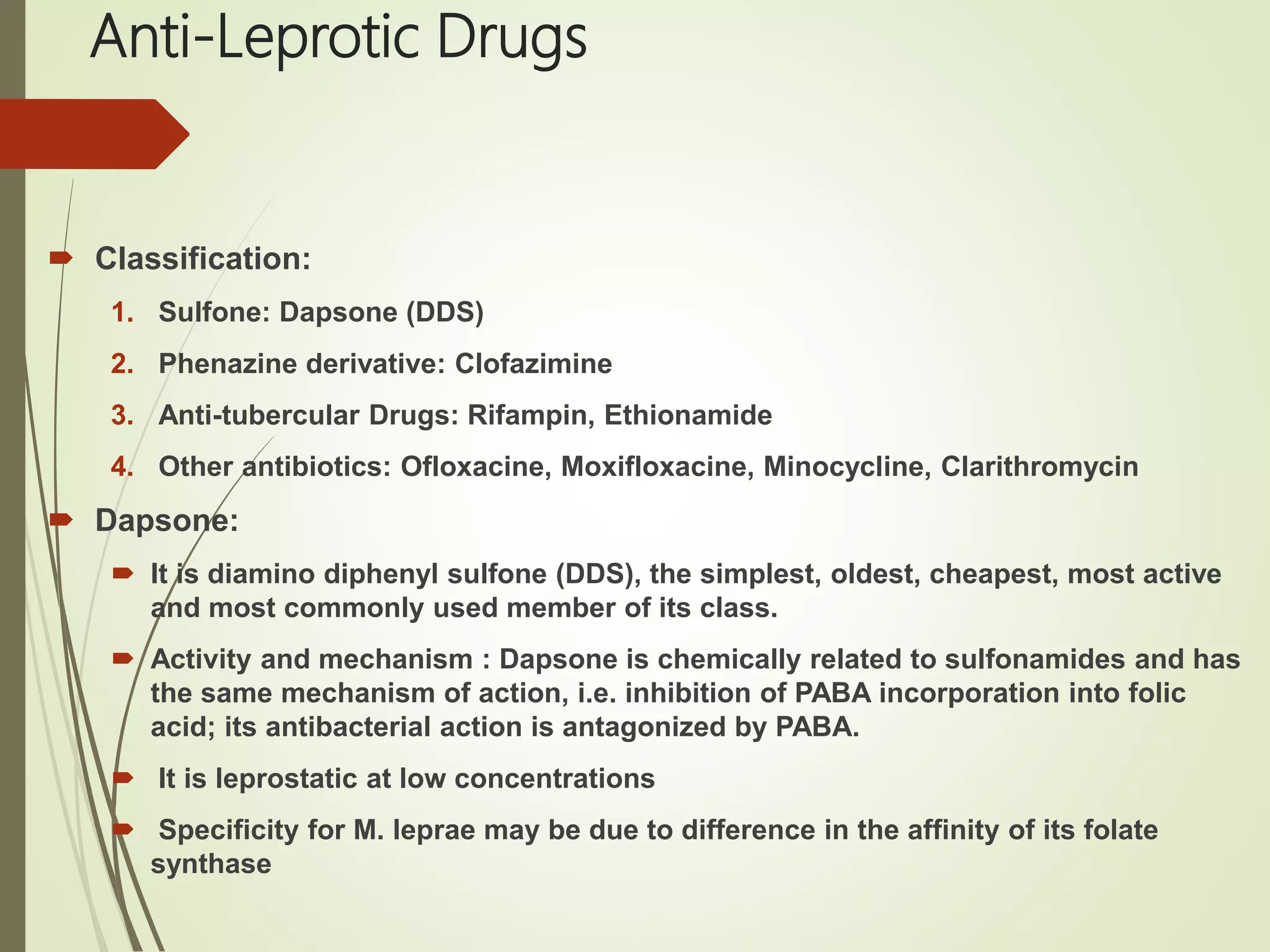 Leprosy & Anti-Leprotic Drugs | PPTX