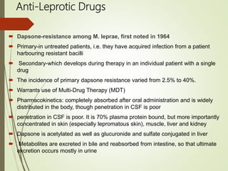 Leprosy & Anti-Leprotic Drugs | PPT