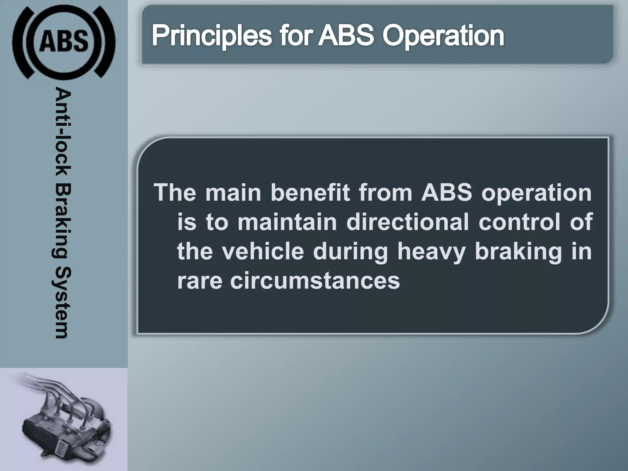 Anti-lock Braking System (ABS) | PPTX