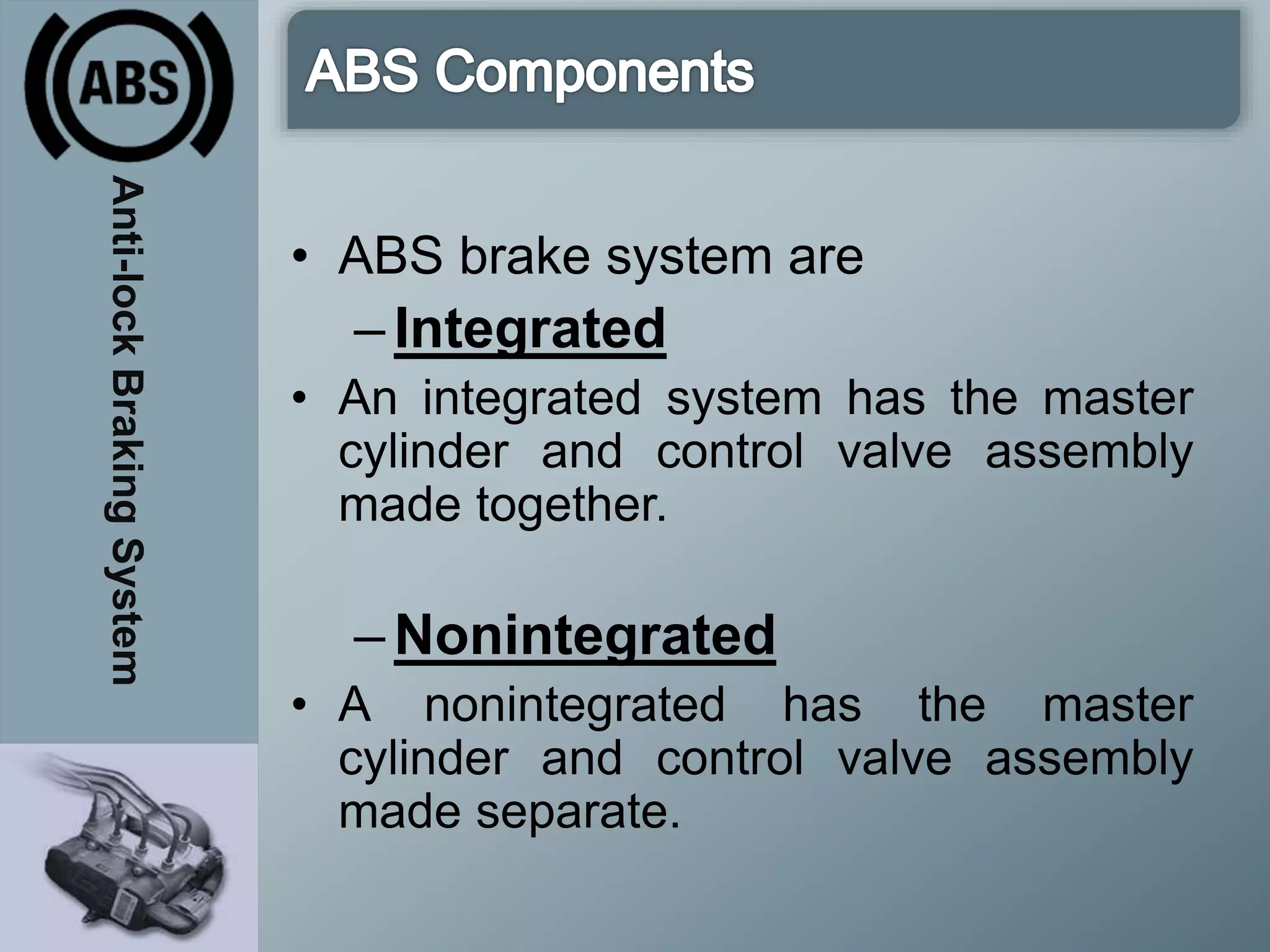 Anti-lock Braking System (ABS) | PPTX
