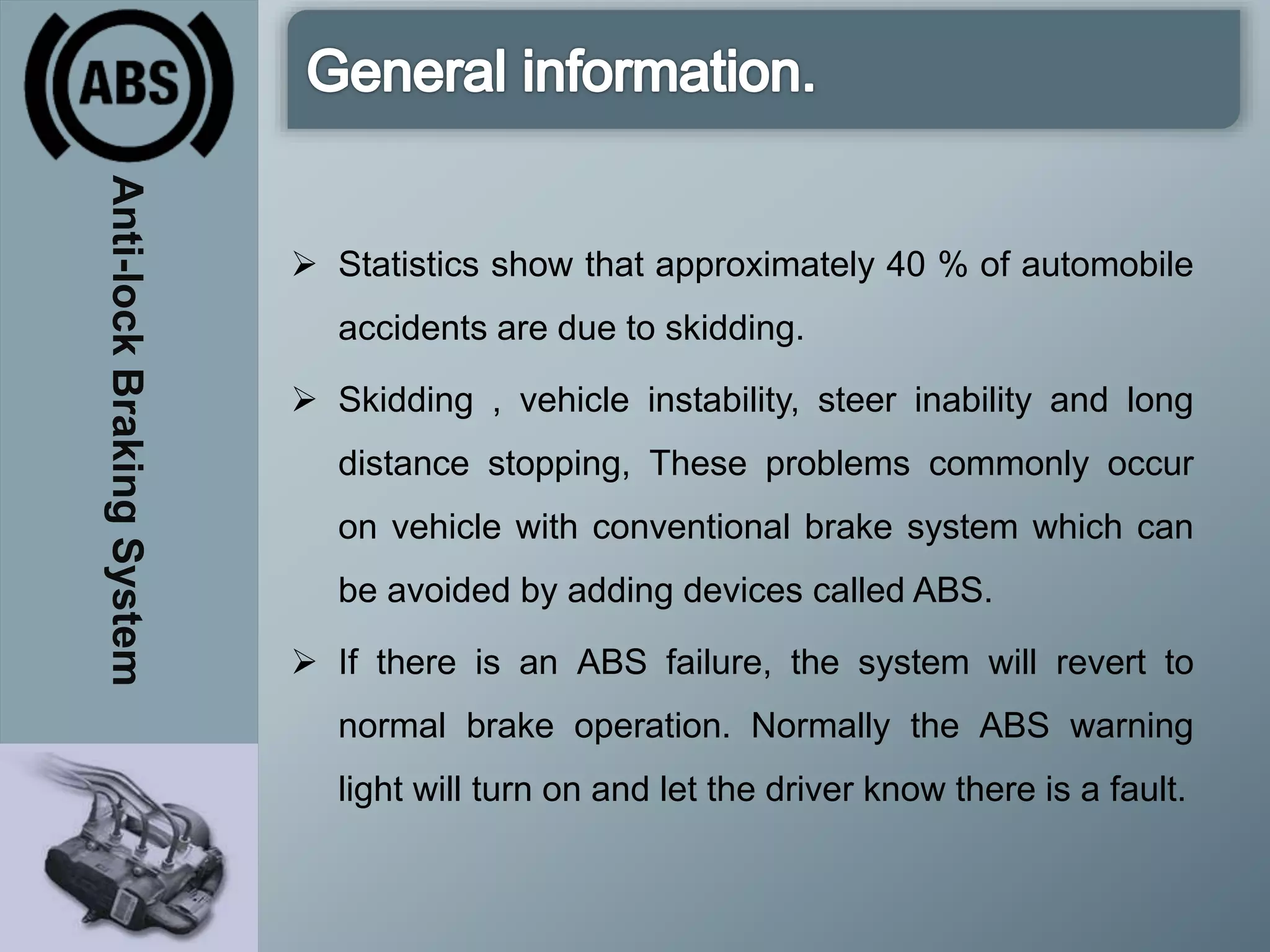 Anti-lock Braking System (ABS) | PPTX