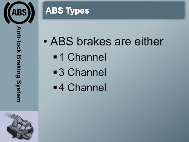 Anti-lock Braking System (ABS) | PPTX