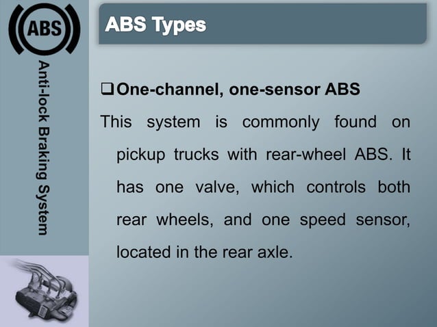 Anti-lock Braking System (ABS) | PPTX