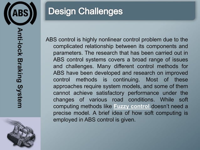 Anti-lock Braking System (ABS) | PPTX