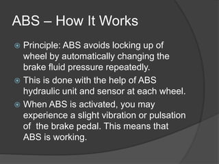 Anti lock braking system(abs) | PPTX