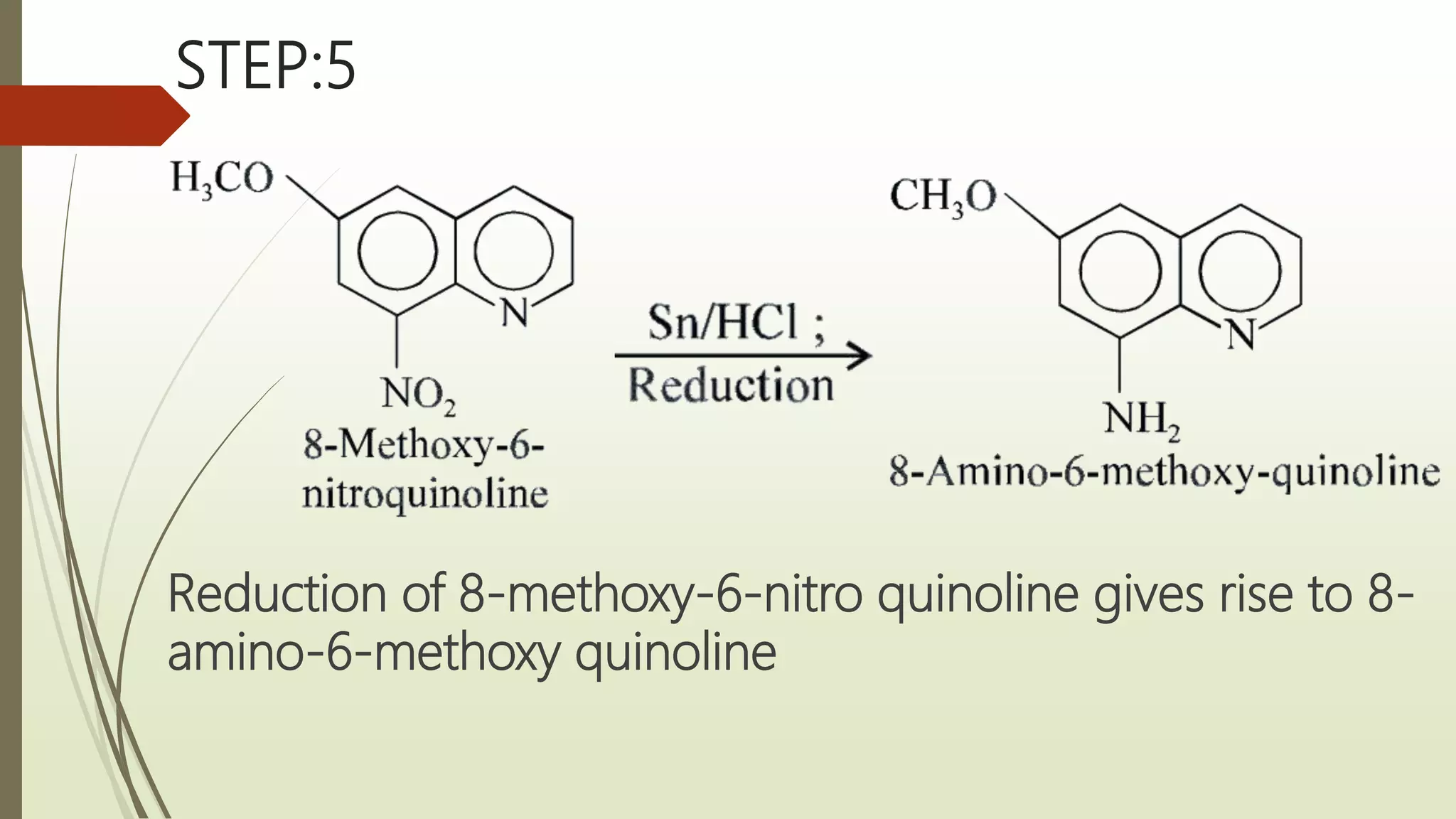 Anti-Malarial; 8-aminoquinolines | PPTX