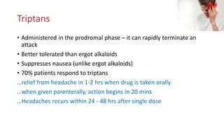 Anti migraine drugs | PPTX