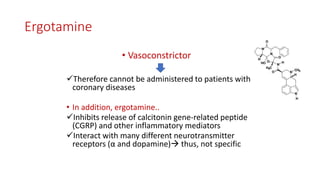 Anti migraine drugs | PPTX