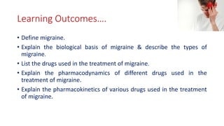 Anti migraine drugs | PPTX