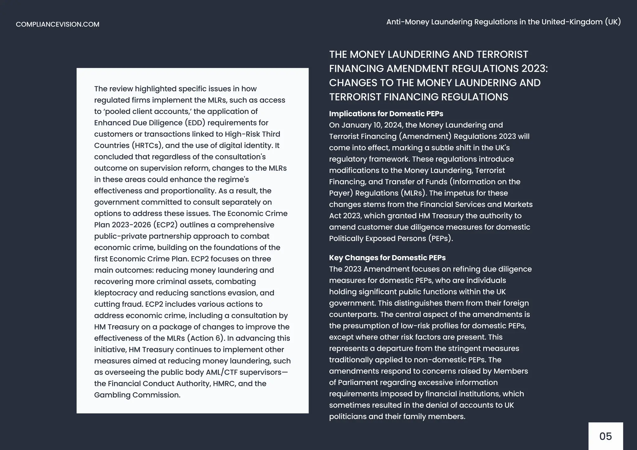 Anti-Money Laundering Regulations in the United-Kingdom (UK) | PDF