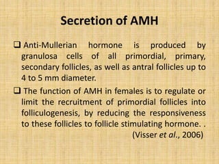 Anti mullerian hormone in animals | PPTX