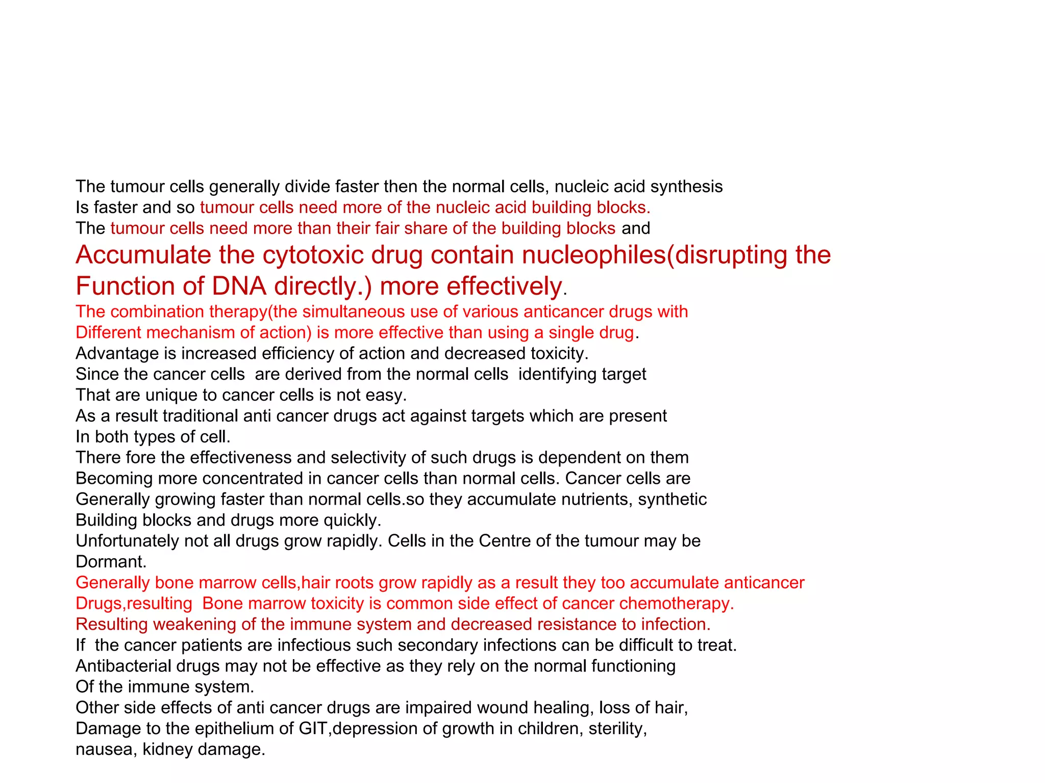 ANTI CANCER DRUGS[ANTI-NEOPLASTIC DRUGS] MEDICINAL CHEMISTRY BY P ...