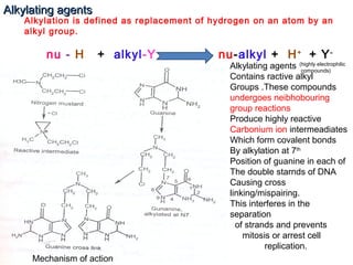 ANTI CANCER DRUGS[ANTI-NEOPLASTIC DRUGS] MEDICINAL CHEMISTRY BY P ...