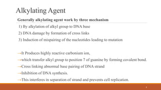 Anti-neoplastic drugs | PPTX