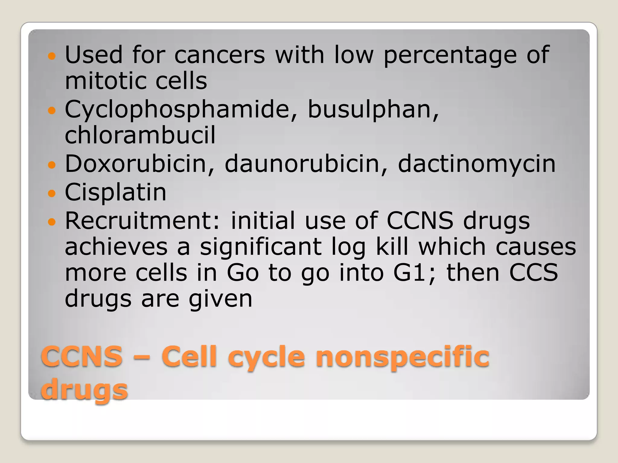 Anti neoplastic drugs flashcards | PPT