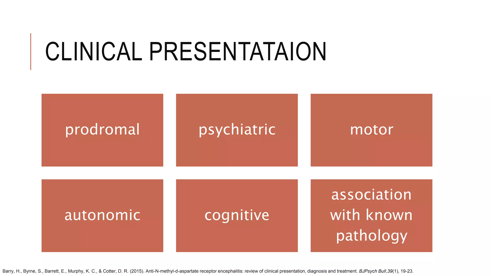 Anti-NMDA Receptor Encephalitis | PPTX