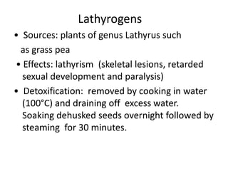 Anti nutritional factors | PDF