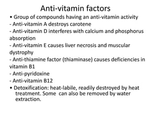 Anti nutritional factors | PDF